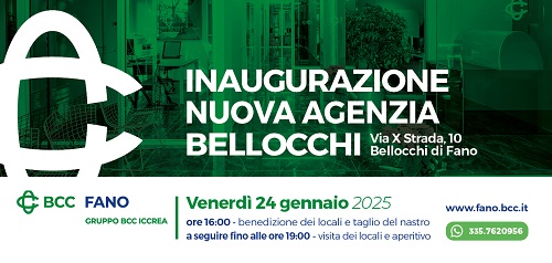 Nuova Agenzia BCC Fano a Bellocchi - Fanoinforma